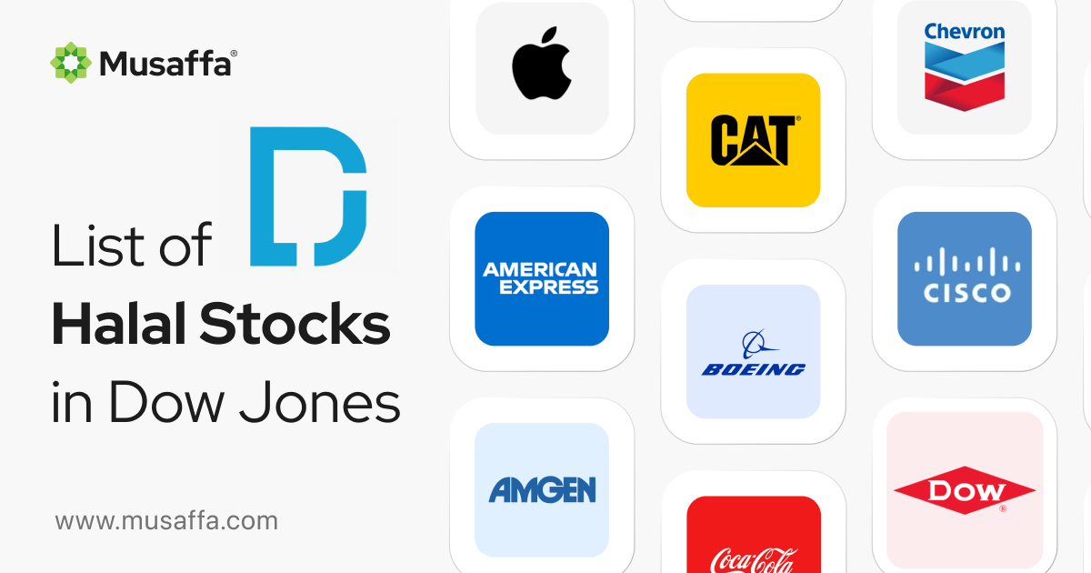 Top Halal Stocks in Dow Jones Industrial Average - Musaffa Academy