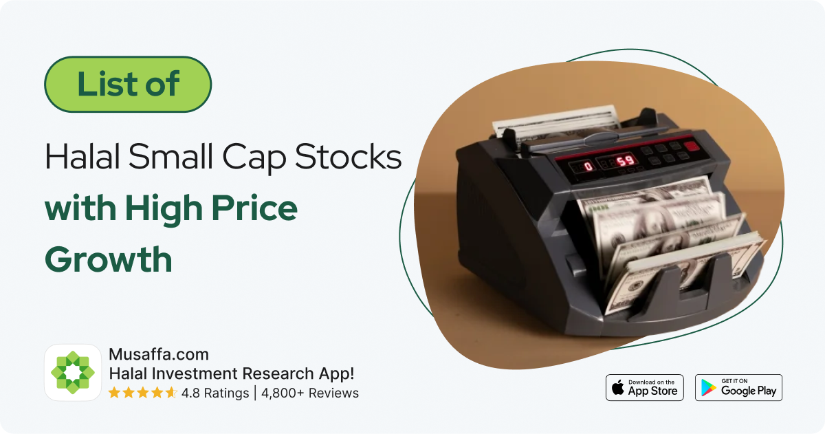 List of Halal Small Cap Stocks with High Price Growth - Musaffa Academy